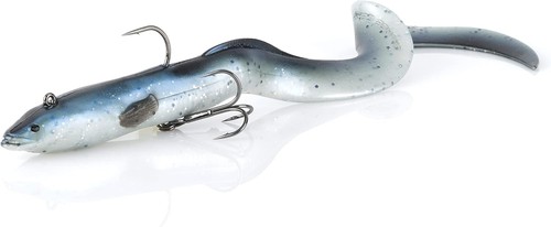 Savage Gear Real EEL Pre-Rigged Fishing Bait, 8in | 1 1/3oz, Blue Back ...