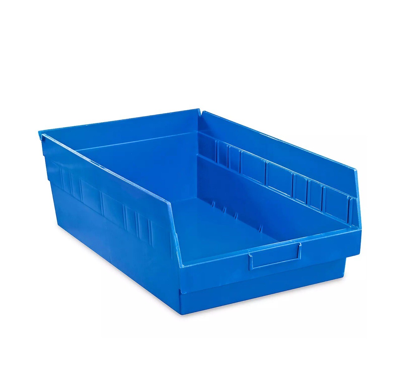 ULINE S-15647BLU Plastic Shelf Bin 11 Blue - 9 Bins Included for sale ...