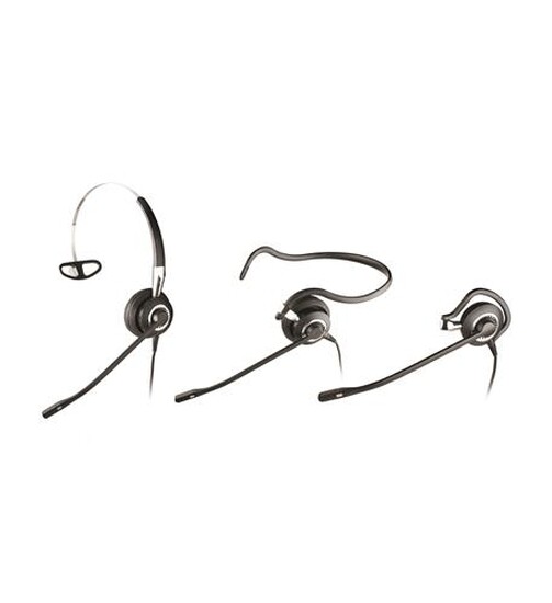 Jabra GN NETCOM Biz 2400 II QD Mono 3in1 Wired Mic Headset 2406-720-209 ...