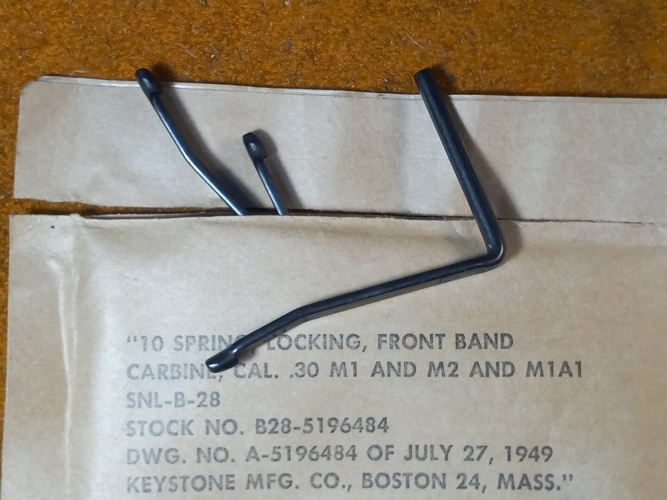 M1 Carbine Barrel Band Spring USGI NOS | eBay