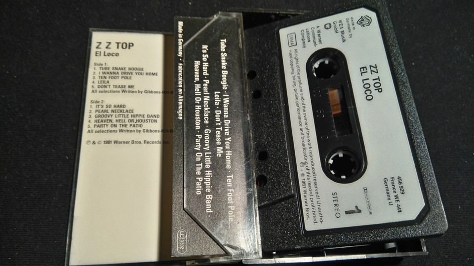 Zz Top El Loco German Mc Tape NM | eBay