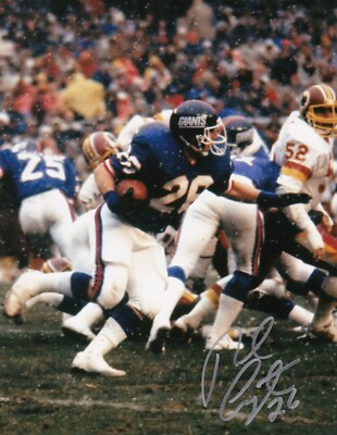 ROB CARPENTER NEW YORK GIANTS ACTION SIGNED 8x10 | eBay