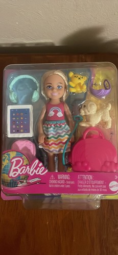 Chelsea Doll Travel Set Puppy Chelsea Airplane Toy Barbie 7445026470452 ...
