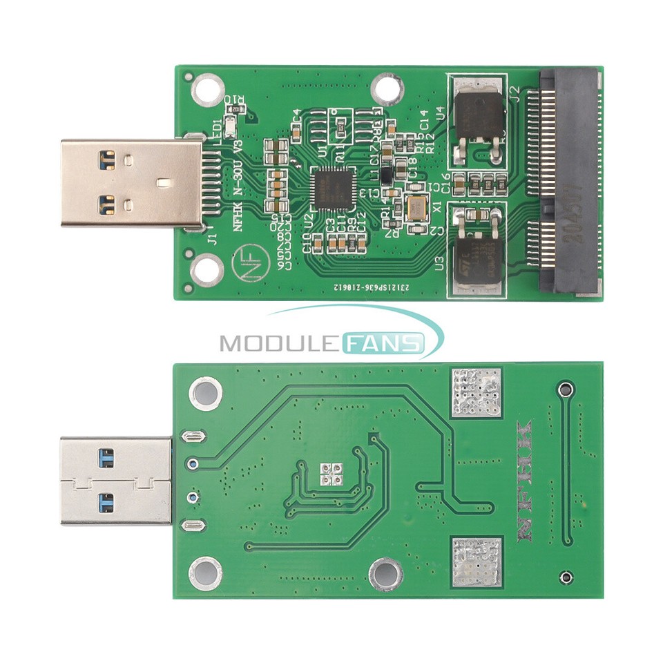 mSATA SSD USB 3.0 to Mini PCIE External mSATA to USB 3.0 SSD Convertor ...
