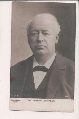 Vintage Postcard Henry Denman Thompson American playwright and theatre ...