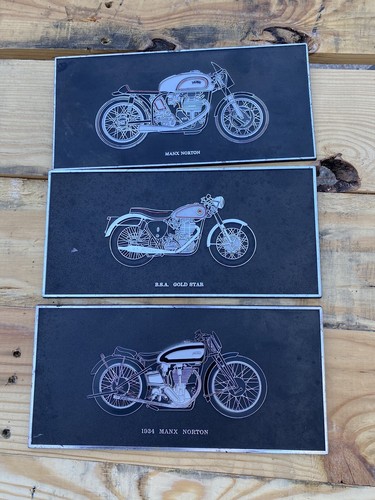 Motorcycle Wall Display Tiles Norton And BSA | eBay
