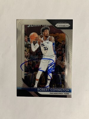 Robert Covington Autographed 2018-19 Prizm Card #269 Houston Rockets ...