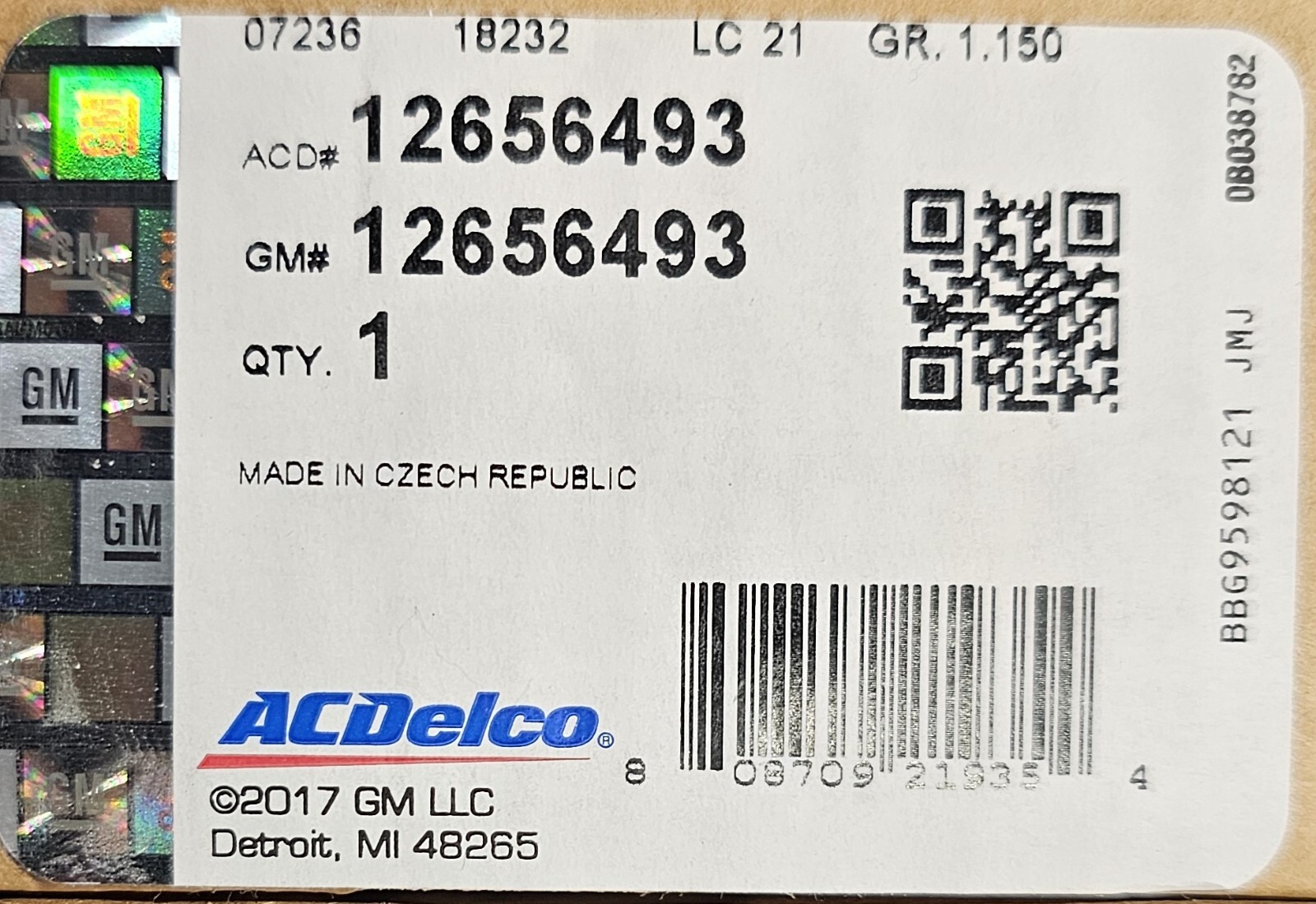 Engine Coolant Temperature Sensor - GM (12656493) | eBay