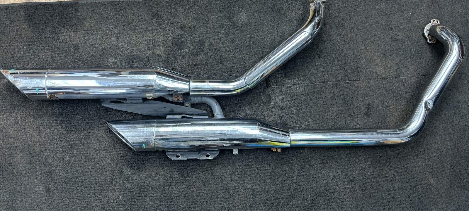 2005 Honda VTX1300c VTX1300 Exhaust Muffler Header System (TEM57) | eBay