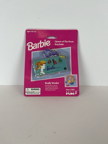 Barbie Hat Box, Lunch Kit, And Queen Of The Prom Keychains #728-0 1999 ...