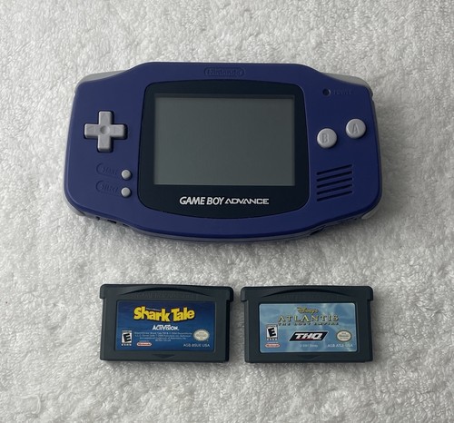 Nintendo Game Boy Advance GBA(AGB-001)Purple/Indigo-Console-Handheld ...