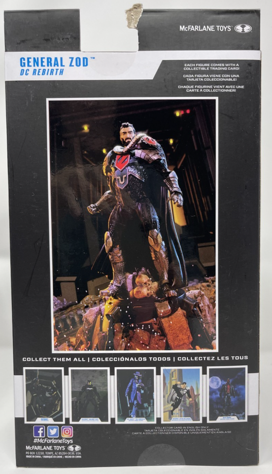 McFarlane Toys DC Multiverse DC Rebirth General Zod Damaged | eBay