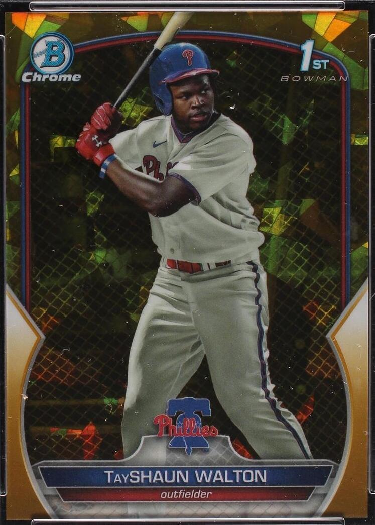 2023 Bowman Chrome Draft Sapphire Edition - TayShaun Walton #BDC-183 ...