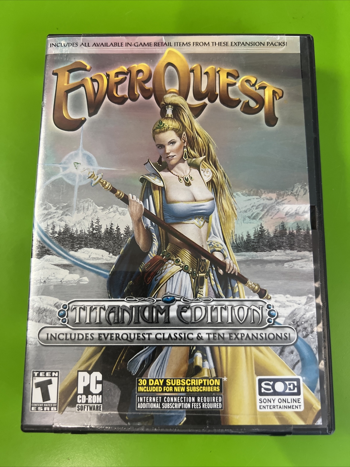 EverQuest Titanium Edition PC Windows 2006 5 Disc Set All Expansions ...