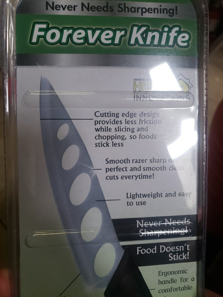 Forever Knife Forged Stainless Steel - Stays Sharp Forever, 5.75" Blade ...