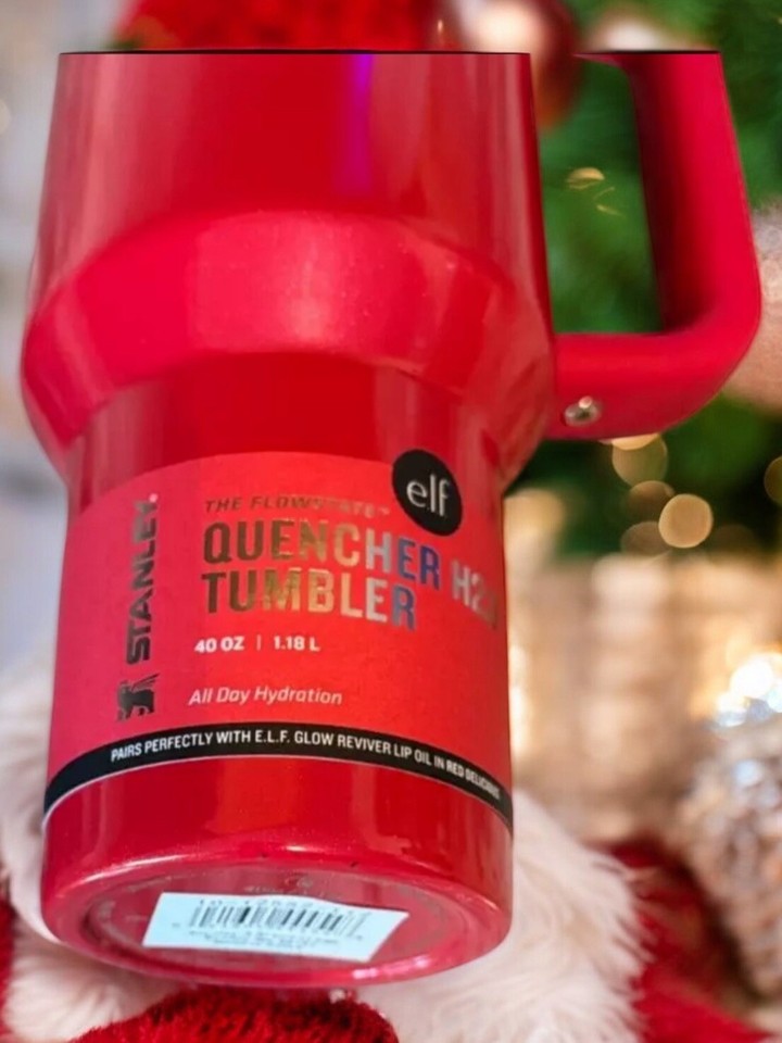 Stanley x ELF 40oz Red Delicious Quencher Tumbler NEW | eBay