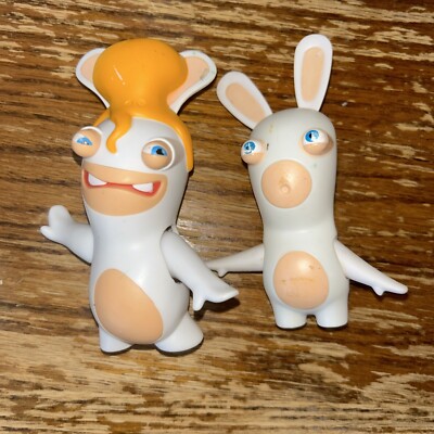 2 The Lapins Cretins Rabbids Invasion Toy Figure 2018 Burger King ...