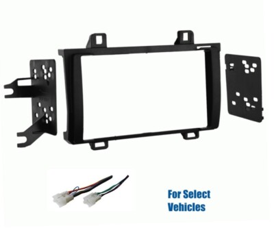 Double Din Car Stereo Radio Install Dash Kit Wire for 2009-2010 Toyota ...