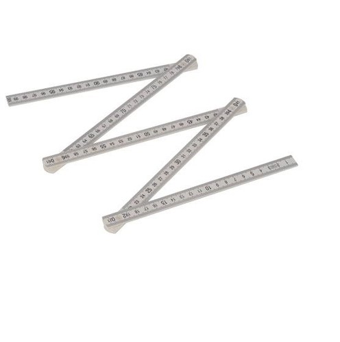 Plastic Folding Ruler 5 Folds 1 Metre | eBay