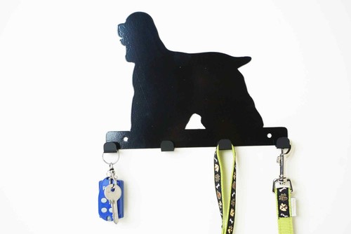 Cocker Spaniel - Dog Lead / Key Hanger, Holder, Hook (metal) | eBay UK