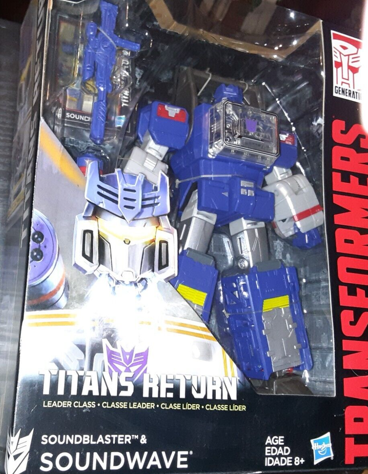Hasbro TRANSFORMERS TITANS RETURN SOUNDWAVE & SoundBlaster MISB Original Issue | eBay