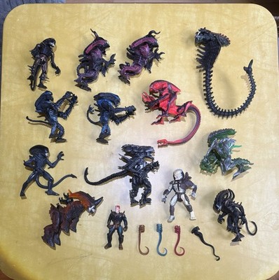 Vintage 90s Kenner Aliens - Xenomorph Action Figure Lot of 14 With ...