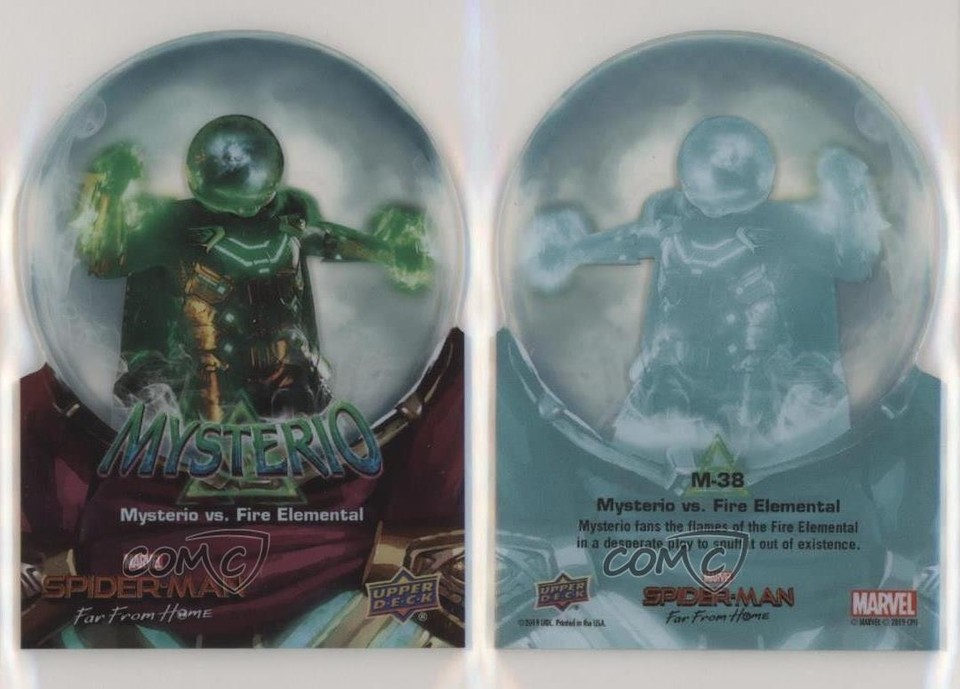 2020 Marvel Spider-Man Far From Home Mysterio SSP vs Fire Elemental #M ...