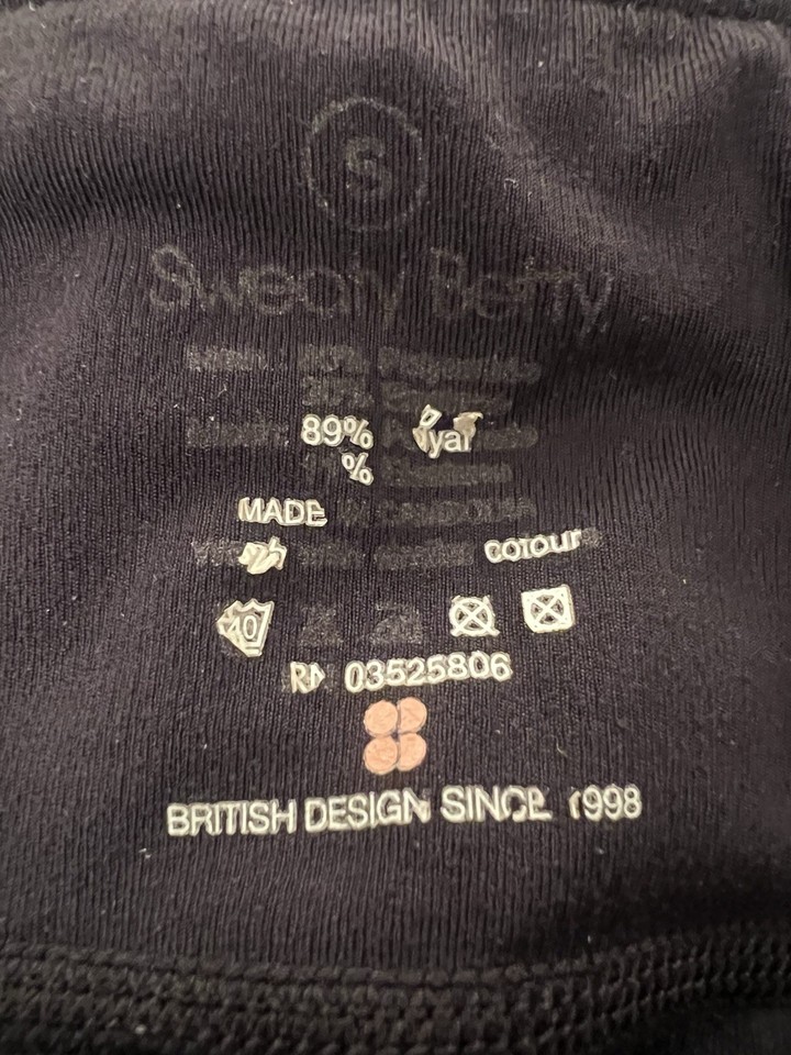 Swetty Betty Women’s Black Power Leggings 7/8 Size Small | eBay UK