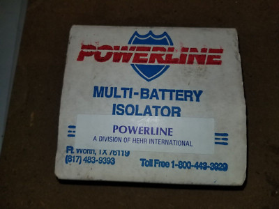 Powerline marine battery rectifier isolator 70 amp | eBay