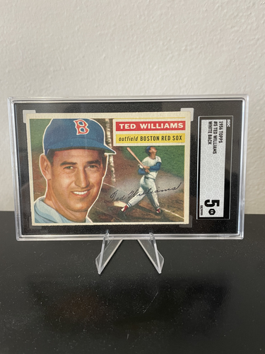 1956 Topps - White Back #5 Ted Williams | eBay