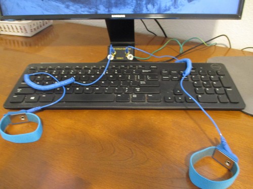 ESD Ring Terminal Cable Anti Static Socket Ground for Wrist Strap L7f9 ...