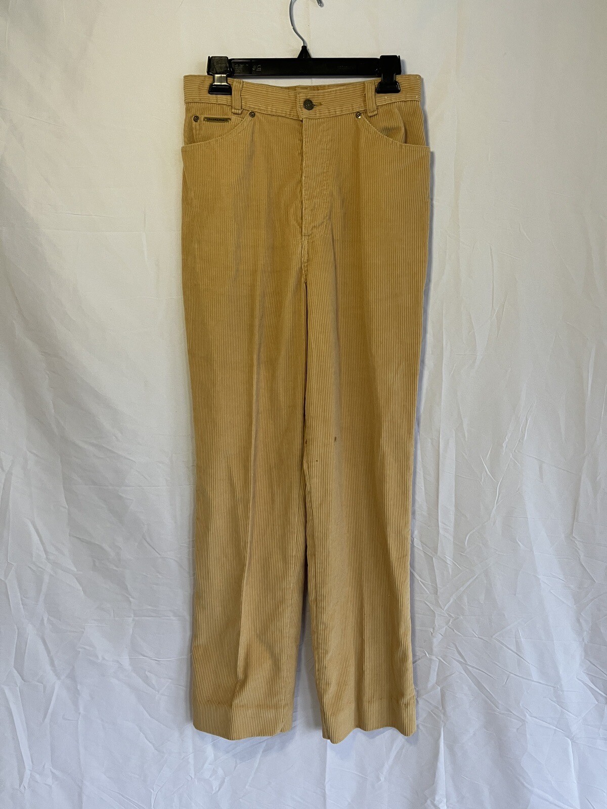 1970s Levi’s White Tab Western Tan Corduroy High Wais… - Gem