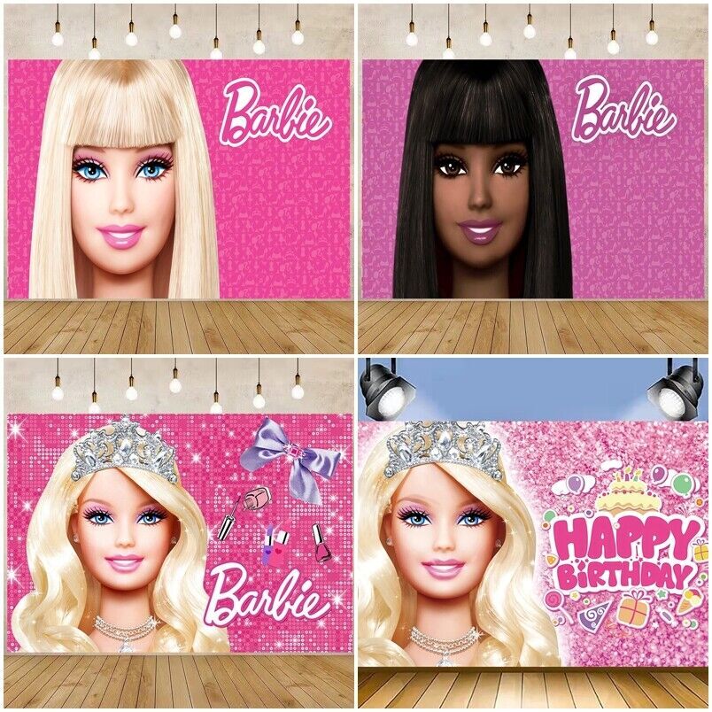 1st Birthday Barbie Background