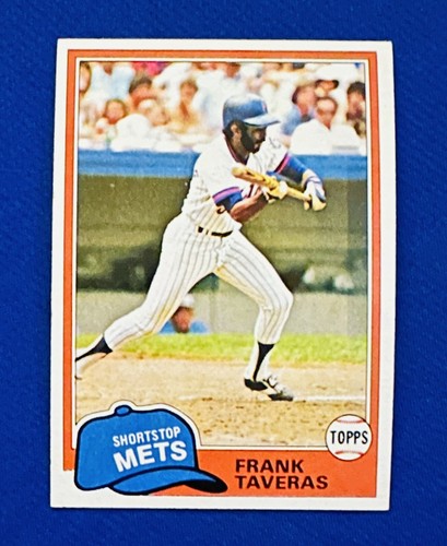 1981 TOPPS #343 FRANK TAVERAS New York METS NM-MT or BETTER 1977 LL SB ...