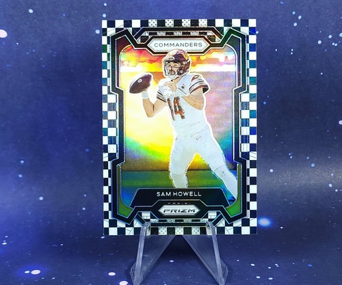 2023 Panini Prizm Sam Howell Black & White Checkers Checkerboard SSP ...