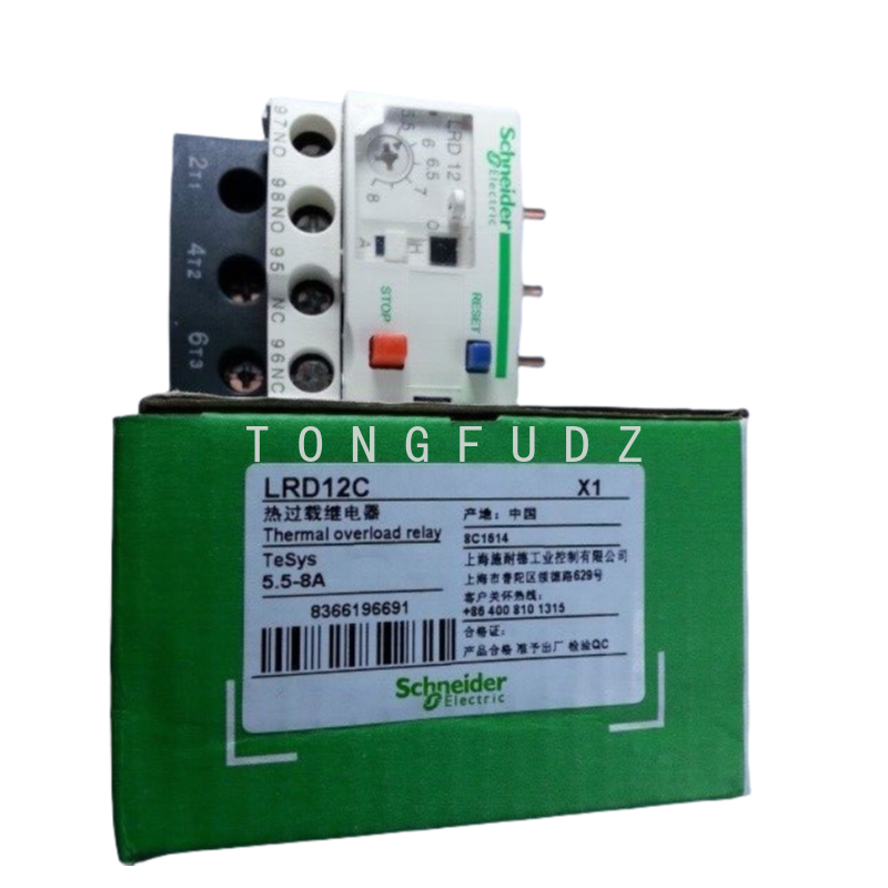 1pc Schneider Thermal Overload Relay LRD12C 5.5-8a for sale online | eBay