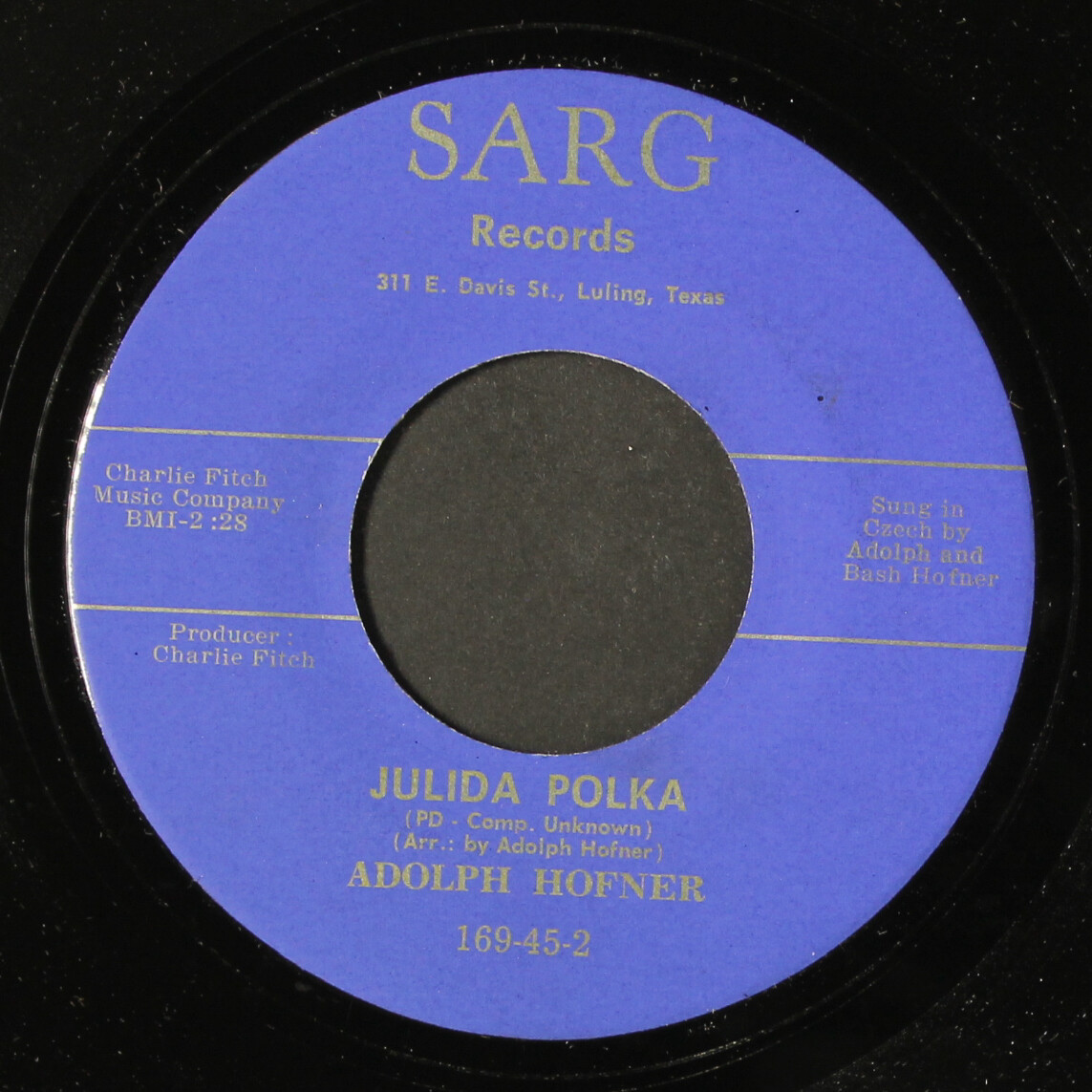 ADOLPH HOFNER: beautiful america / julida polka SARG 12" LP 33 RPM | eBay