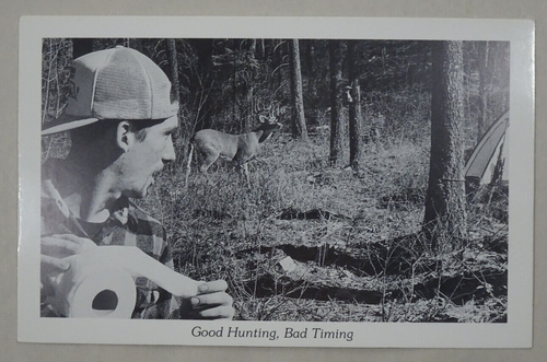 Montana Duckboy Western Comic Postcard Good Hunting Bad Timing Unposted | eBay