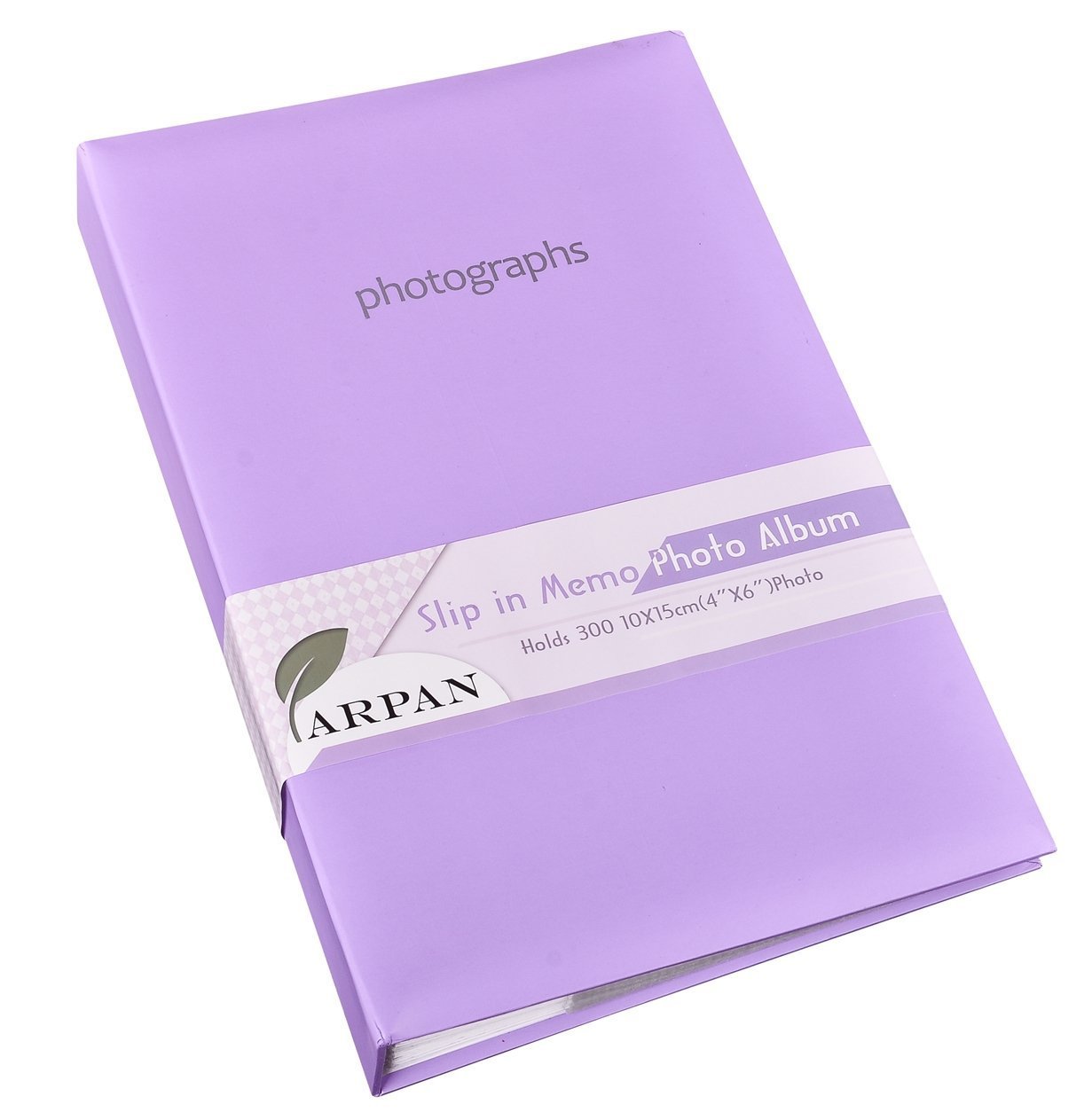 Large Memo Slip In Case Photo Album For 300 10x15 cm Photos - PURPLE ...