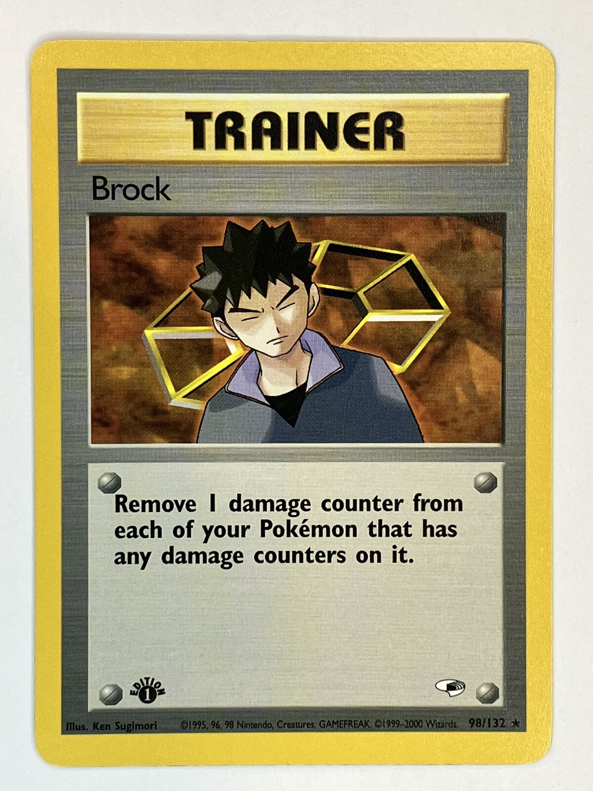 Brock 1st Edition Gym Heroes 98/132 Pokémon TCG Regular Rare | eBay