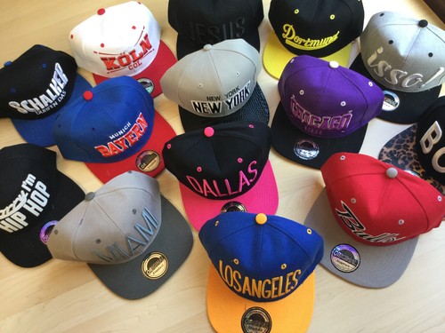 Basecap Cap Cappy Mützen Rapper Trucker Kappe USA New York Miami Köln ...