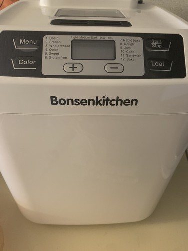 Aicok Tesco 2 LB Loaf 12 Program Automatic White Bread Machine BM1333 ...