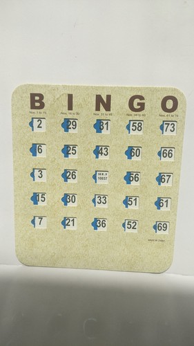 Bingo Cards with Sliding Windows 10 Reusable Shutter Cards | eBay