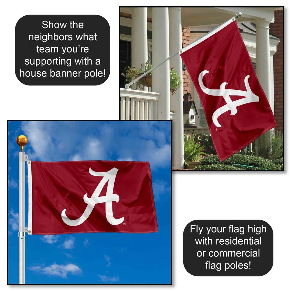 University of Alabama Crimson Tide Flag A Logo Large 3x5 | eBay