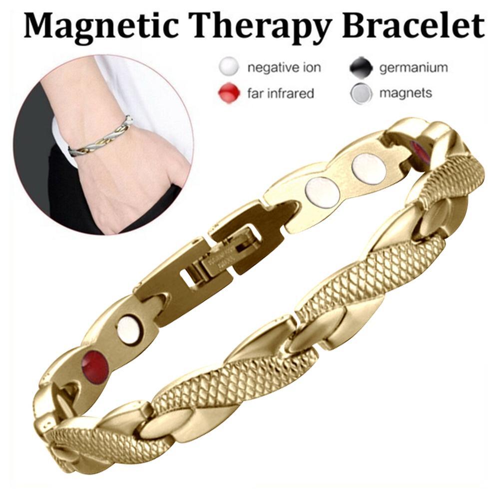 Twisted Dragon Magnetic Therapy Couple Bracelet Detachable Bangles ...