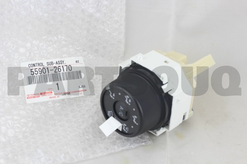 5590126170 Genuine Toyota KNOB, HEATER CONTROL 55901-26170 | eBay