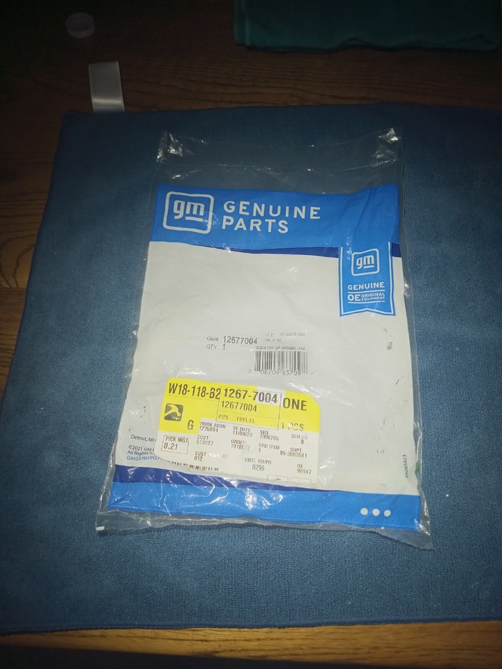 12677004 Genuine GM Intermediate Fuel Feed Pipe [2014-2021] | eBay