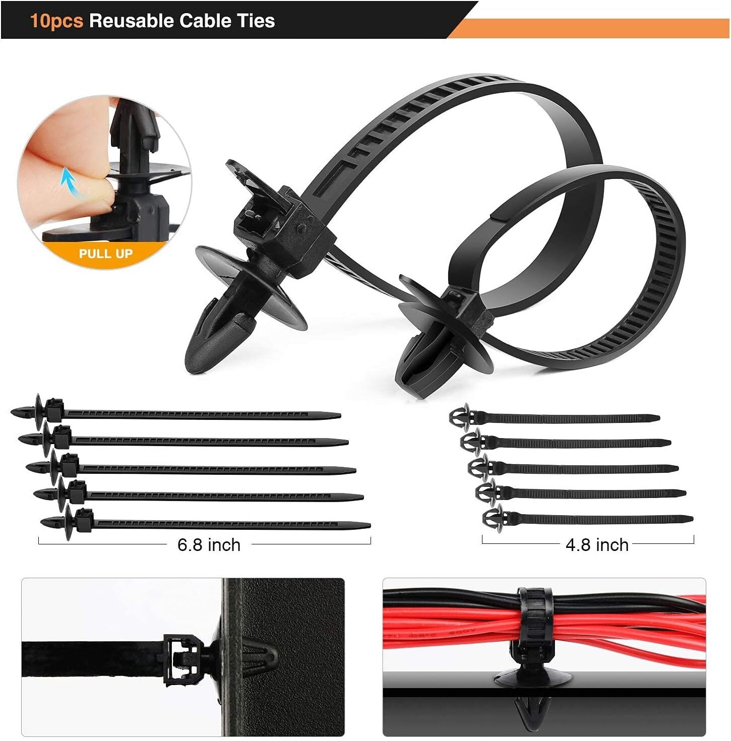 Car Retainer Clips Body Moldings & Trims Fender Rivet Clips Push Pins ...