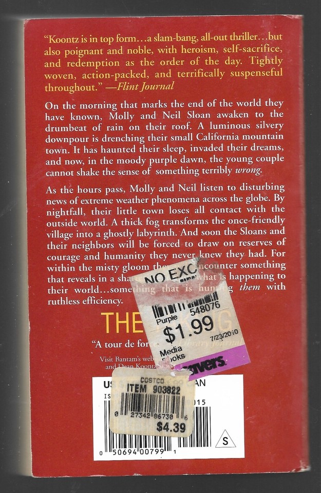 Dean Koontz The Taking 2005 Paper Back | eBay