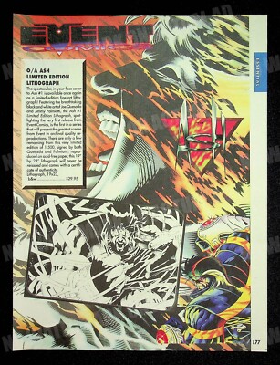 Ash Event Comics 1996 Trade Print Magazine Ad Poster ADVERT | eBay